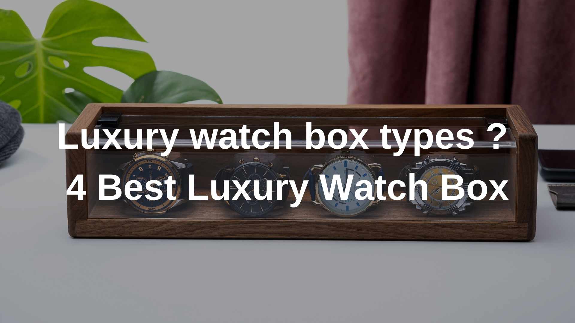 Luxury watch box types ? 4 Best Luxury Watch Box – WATCHANDBOX